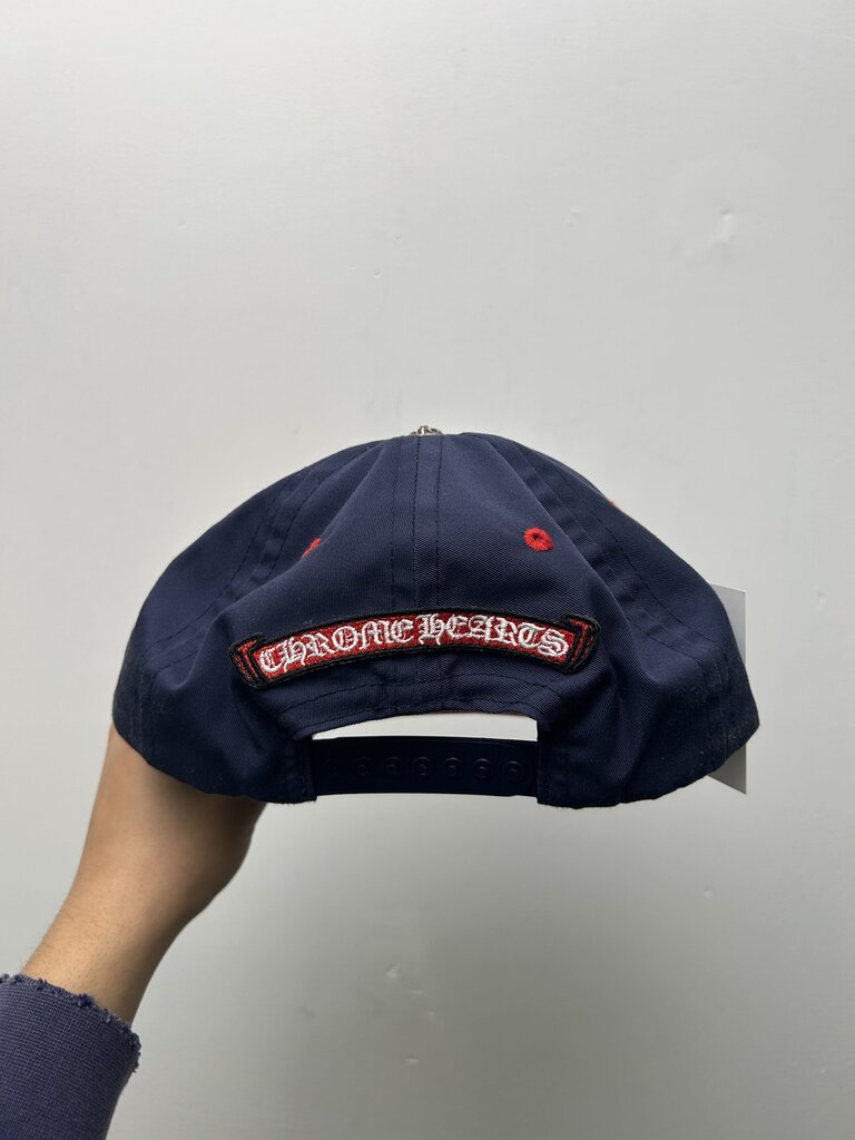 Preowned Chrome Heart Cemetery Navy Trucker – Shop Status